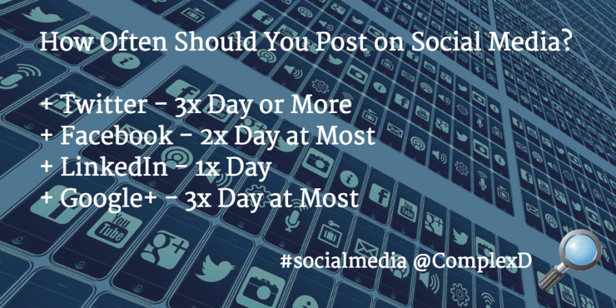 Infographic: How Often Should You Post on Social Media?